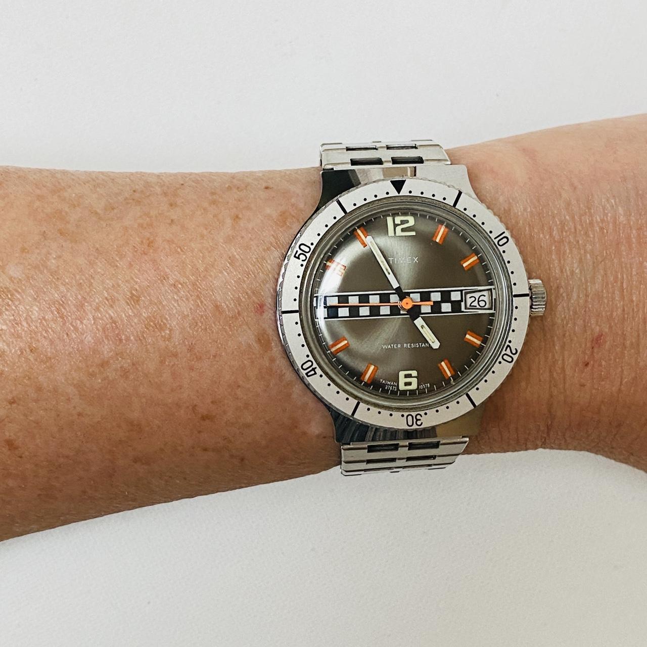 Vintage 1978 Timex Marlin Grand Prix Rally Hand Wind... - Depop