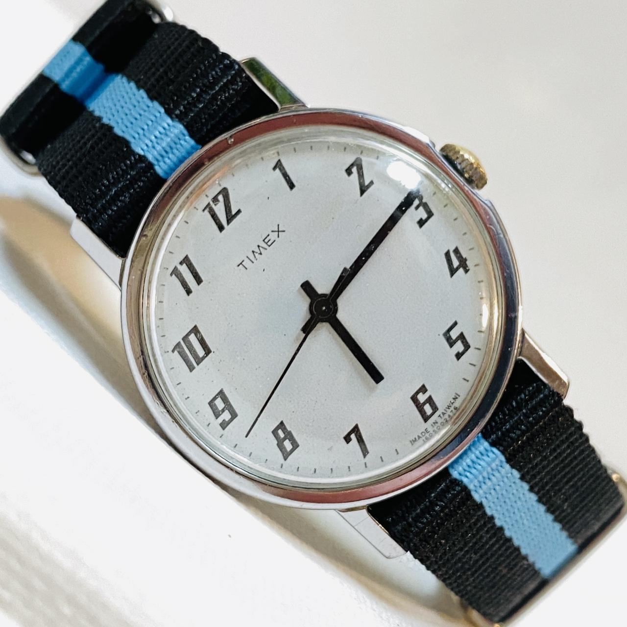 Vintage 1976 Timex Mercury Hand Wind Mens Watch... - Depop