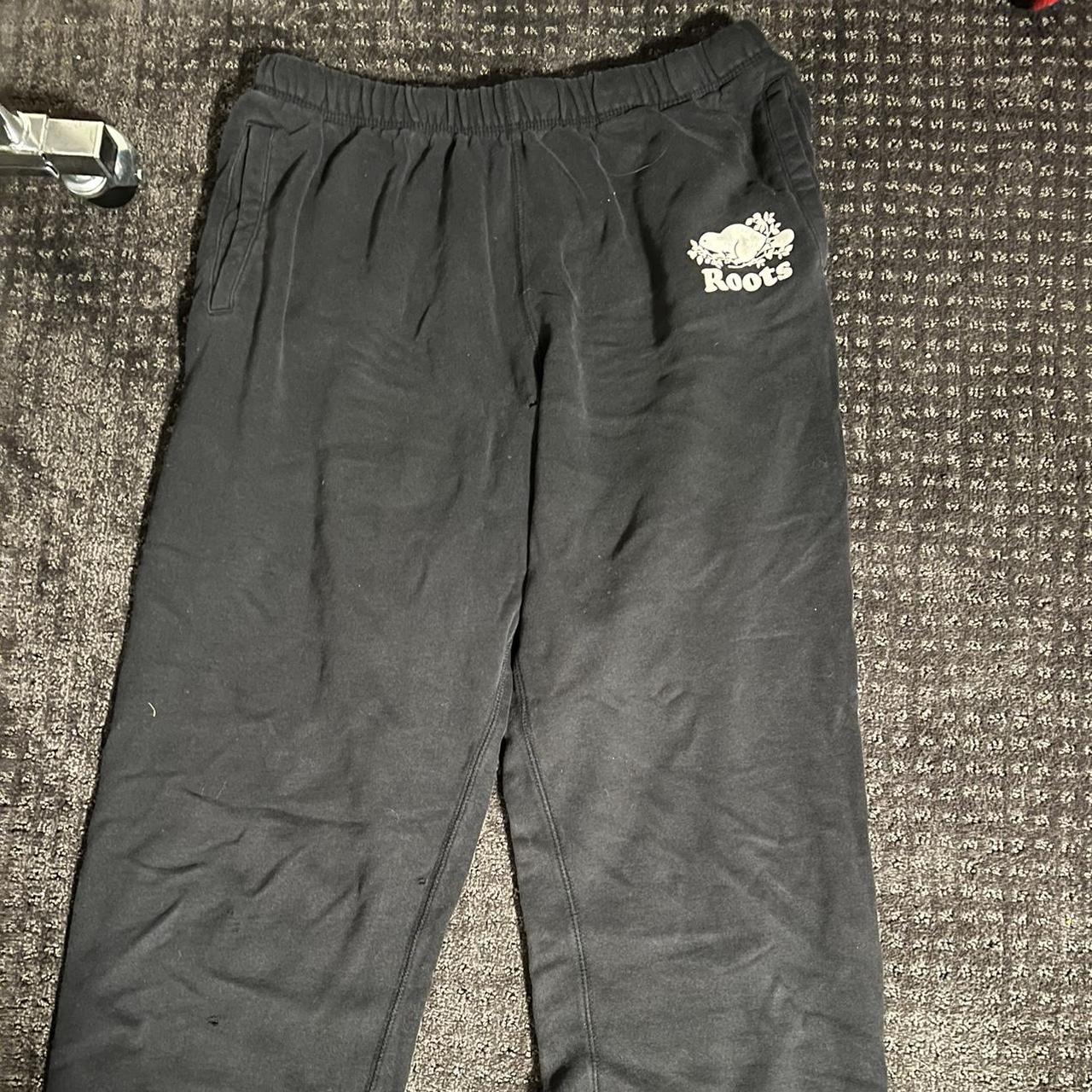 -Black roots sweats size large - Depop