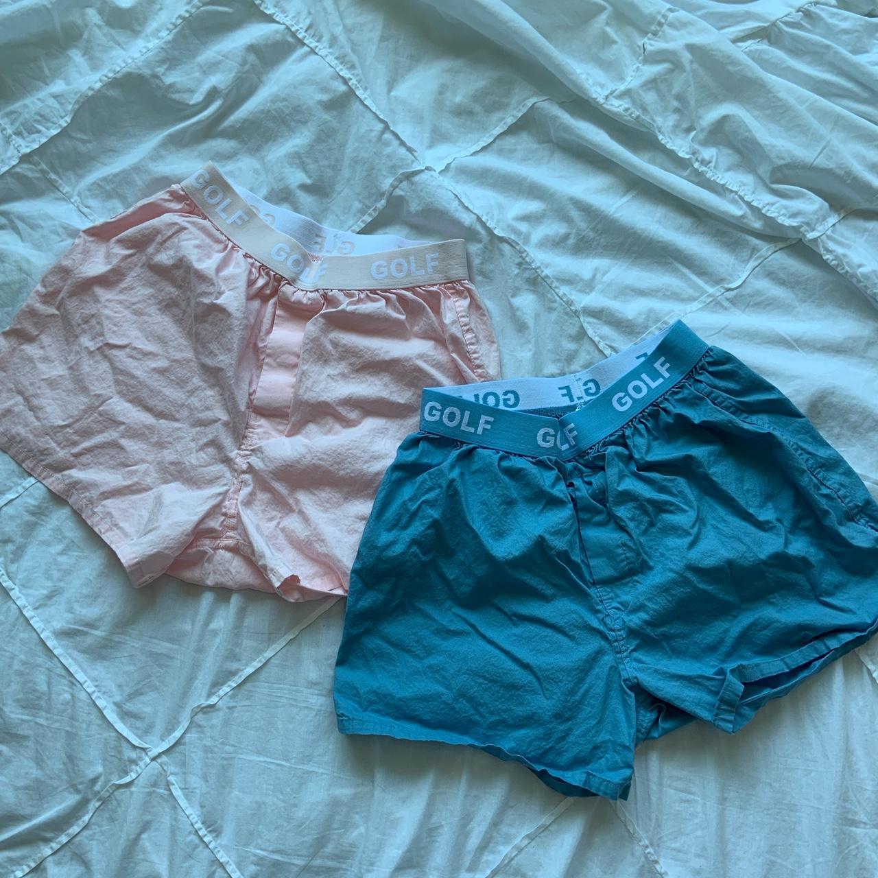 Tyler the creator golf boxers set of two Never worn... - Depop