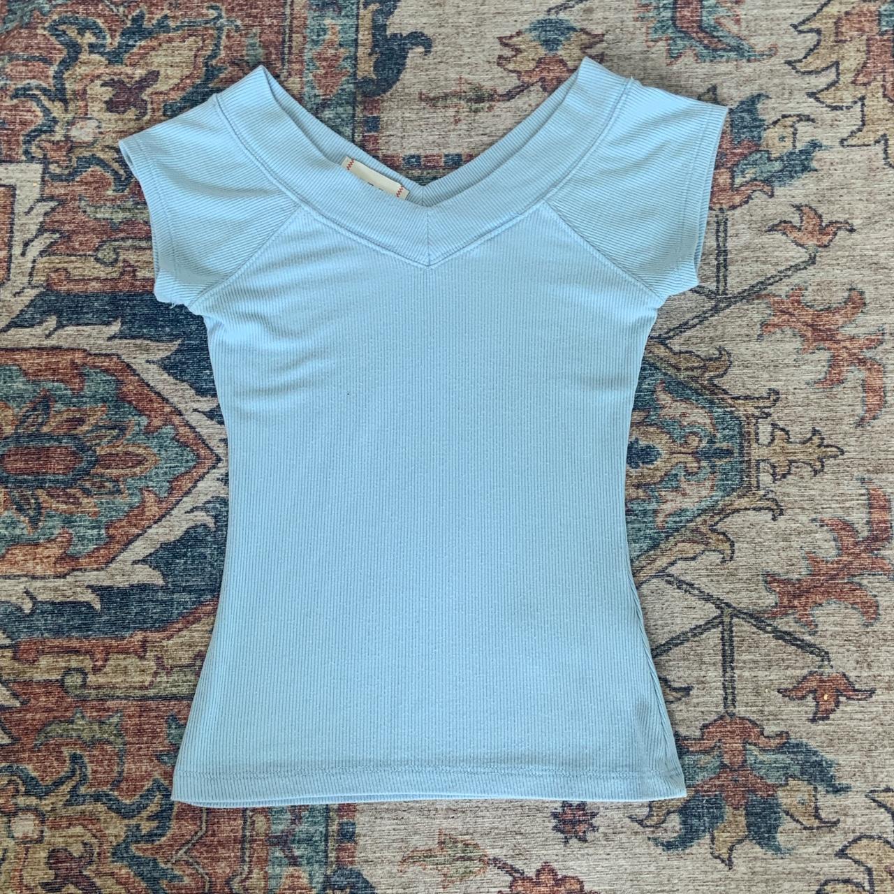 Form fit long baby tee from urban outfitters Plain... - Depop
