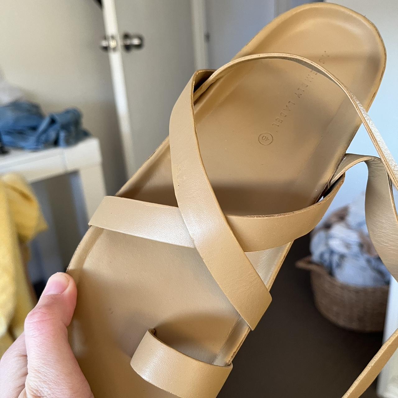 Assembly Label wrap Sandals Size 40 Never been worn - Depop