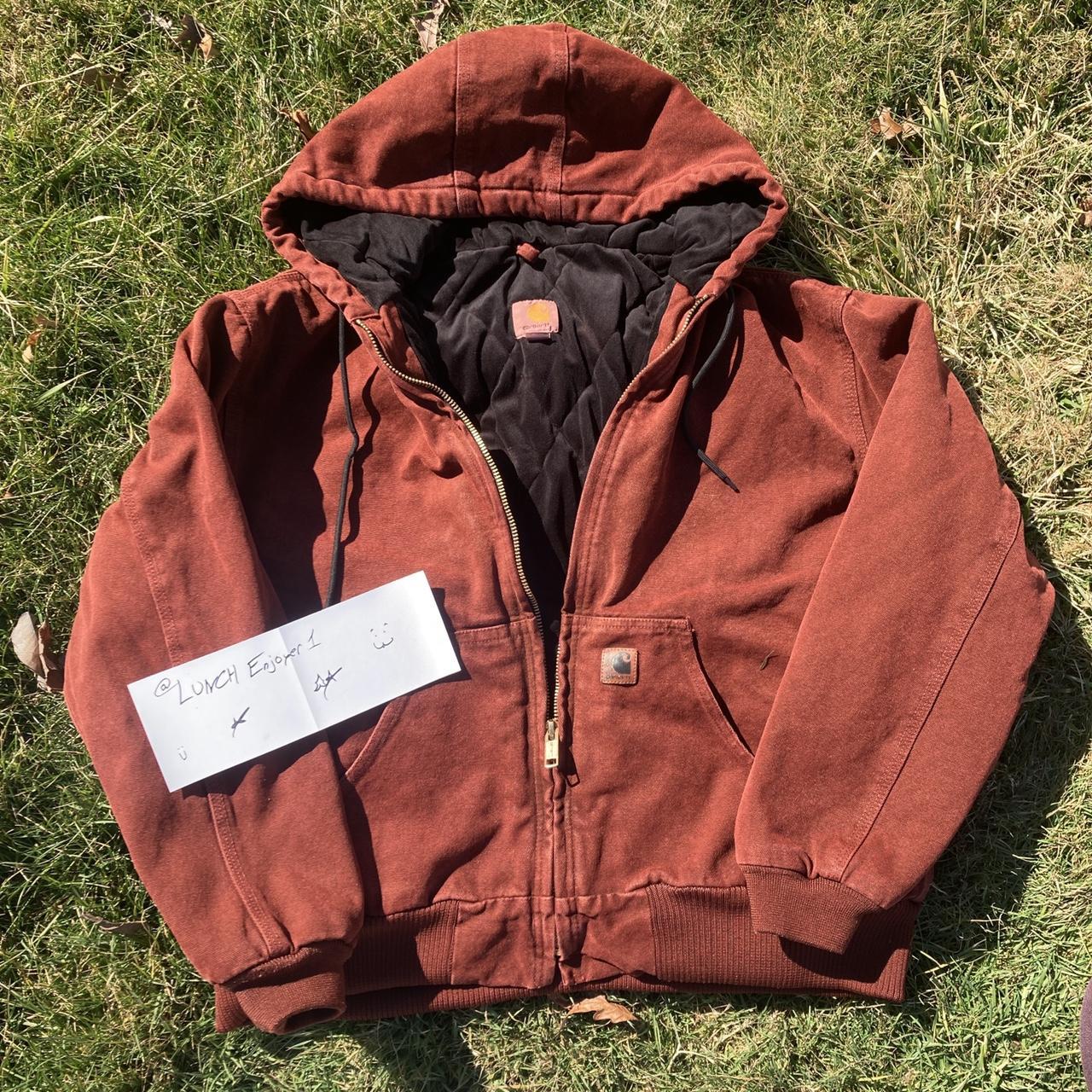 Open to offers Carhartt jacket Color is brick... - Depop