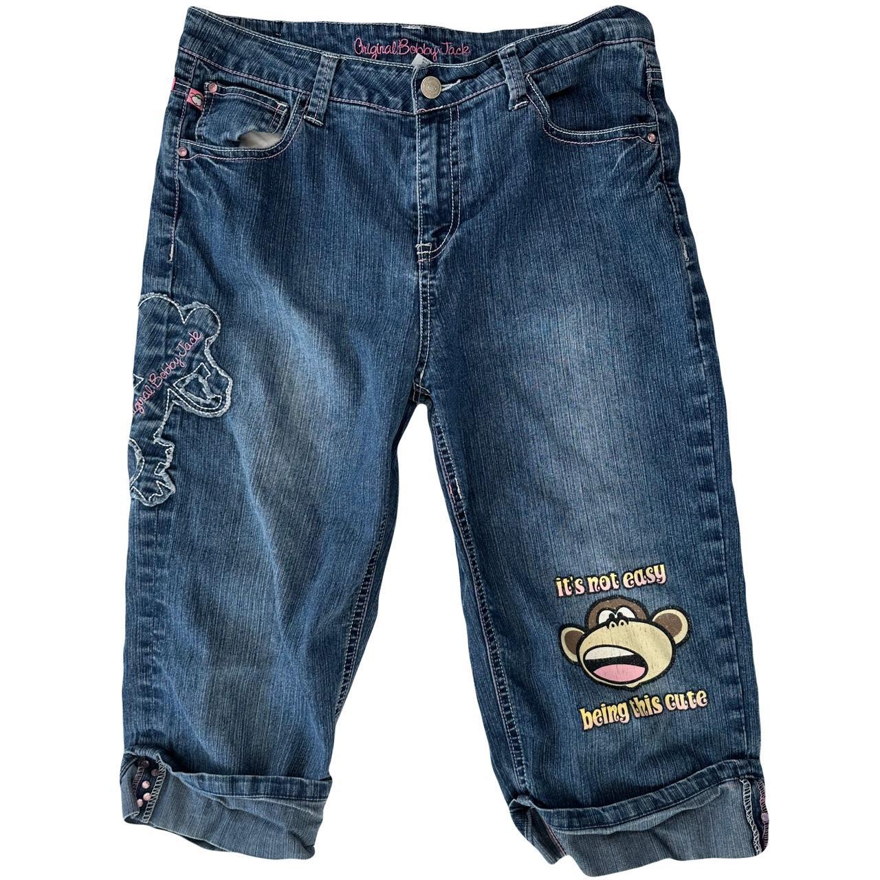 vintage original bobby jack denim capris size 31inch... - Depop