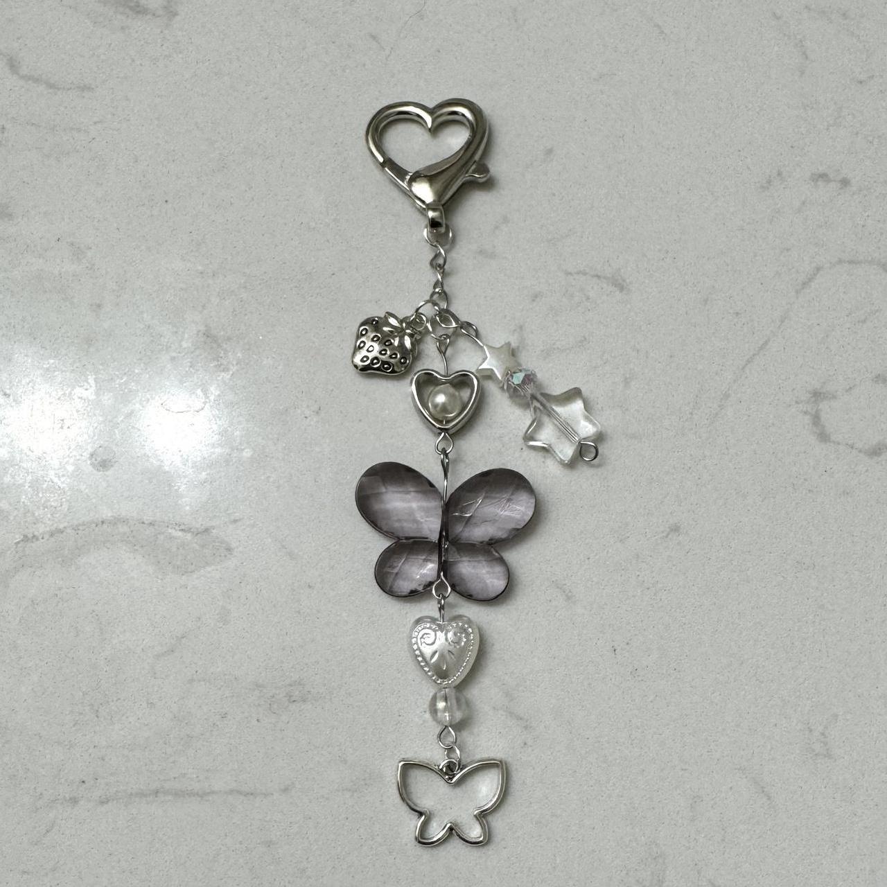 cutest butterfly key chain!! no offers please!... - Depop