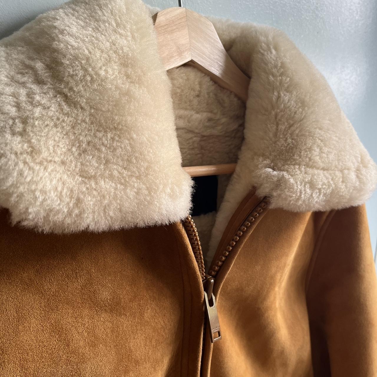 Sandro Suede Aviator Bomber Jacket. Hurts my heart... - Depop