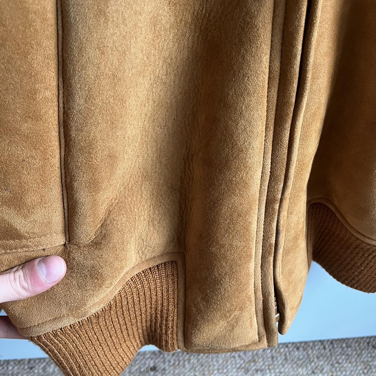 Sandro Suede Aviator Bomber Jacket. Hurts my heart... - Depop