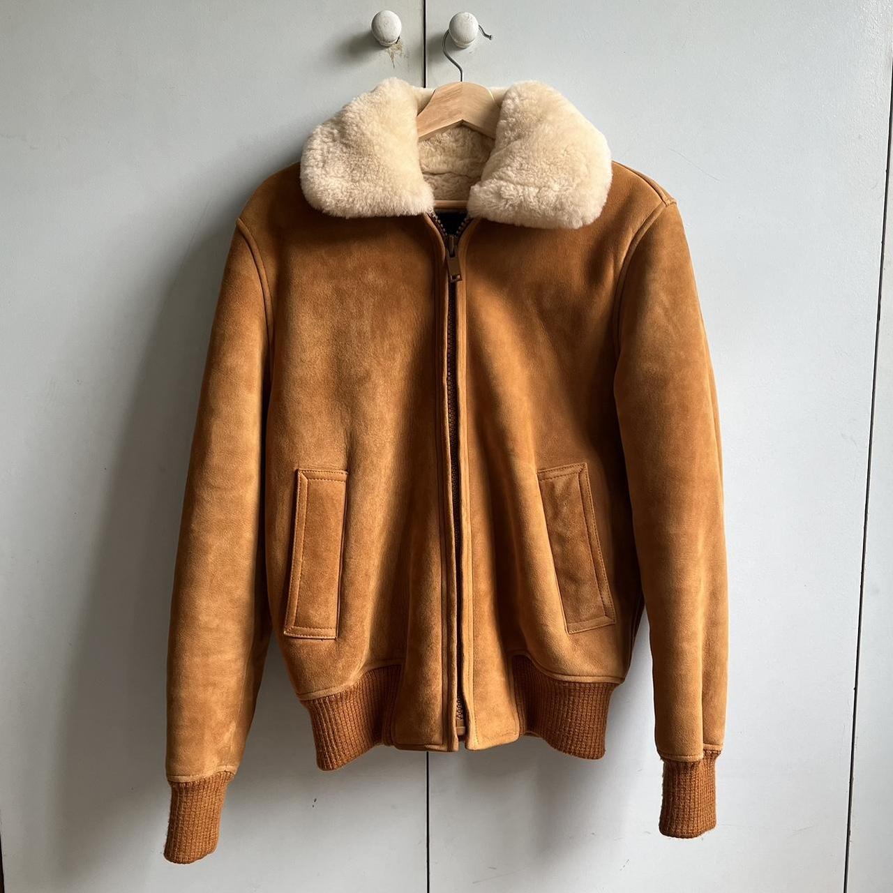 Sandro Suede Aviator Bomber Jacket. Hurts my heart... - Depop