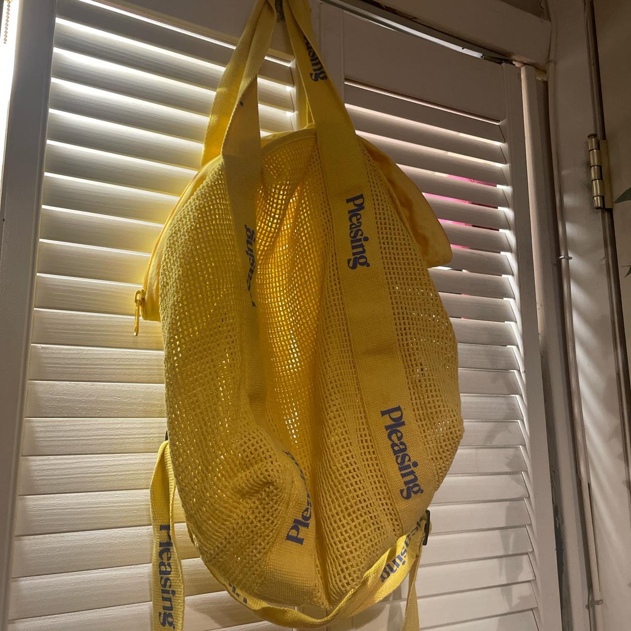 Pleasing Bag Yellow Used - wear/marks shown in... - Depop