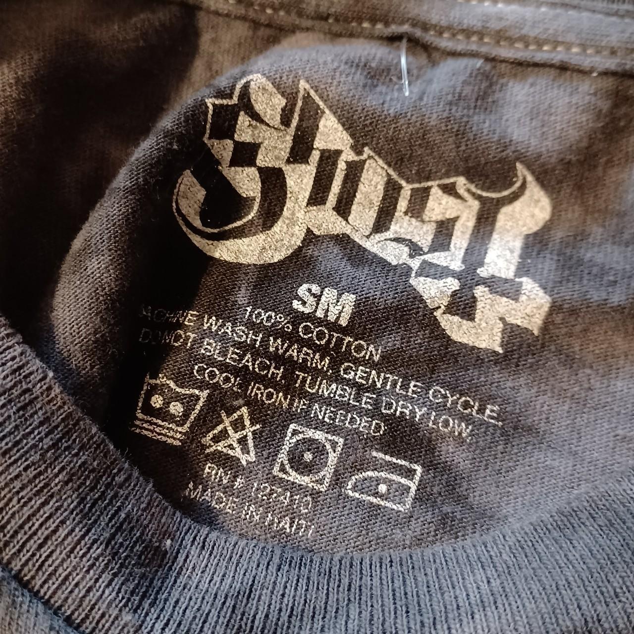 Ghost Women's Black and Blue T-shirt | Depop