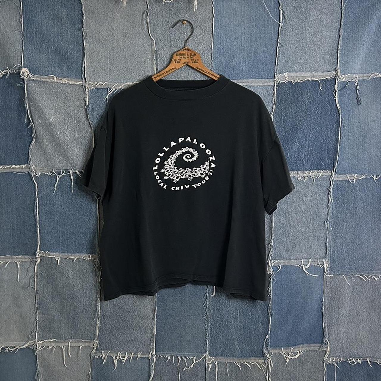 Vintage 90s Lollapalooza Tour Crew Shirt No flaws,... - Depop