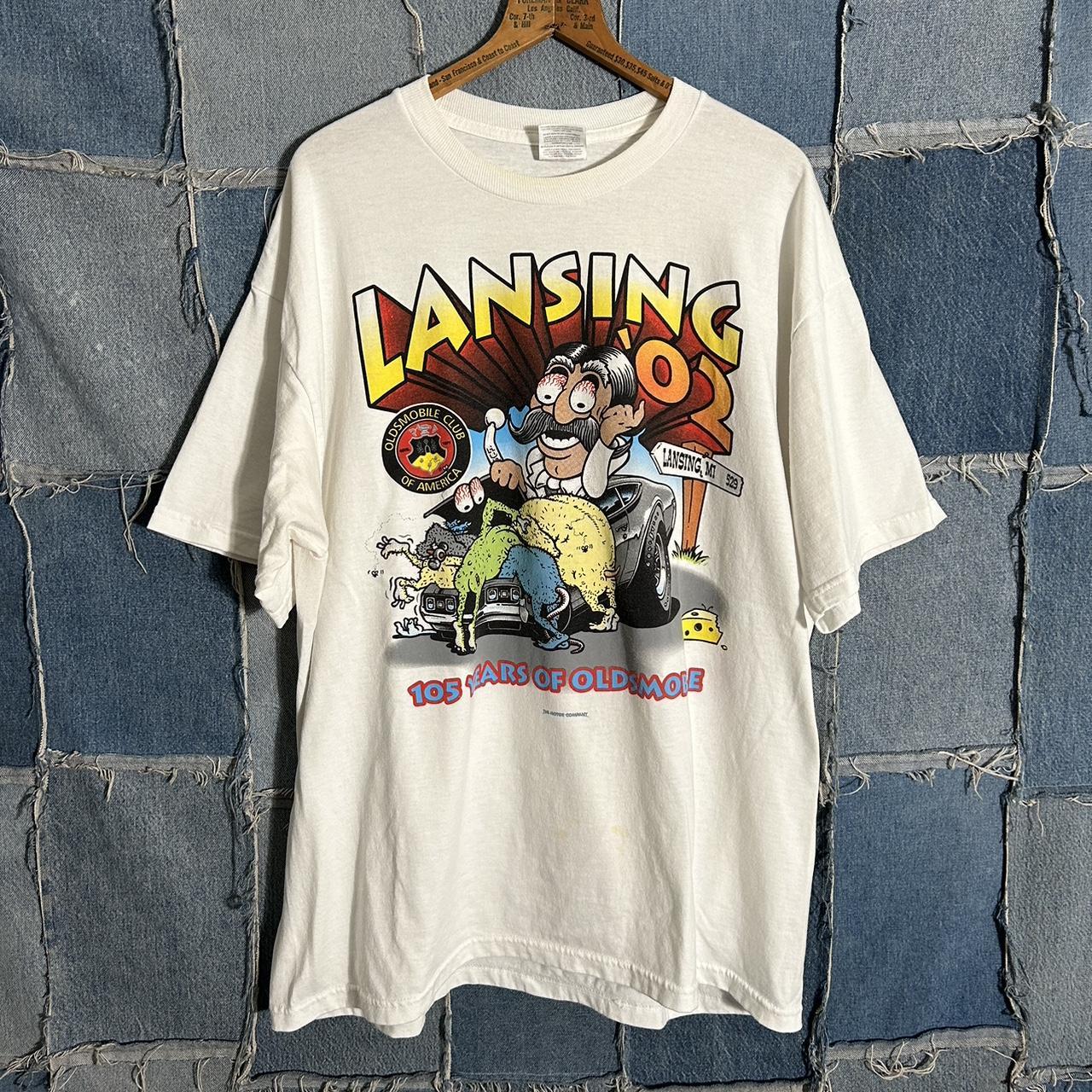 Vintage Y2K Classic Car Rat Fink Shirt Good... - Depop