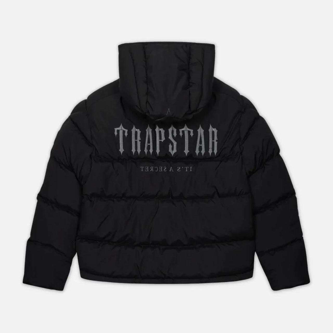 Trapstar Men's Black and Grey Jacket | Depop