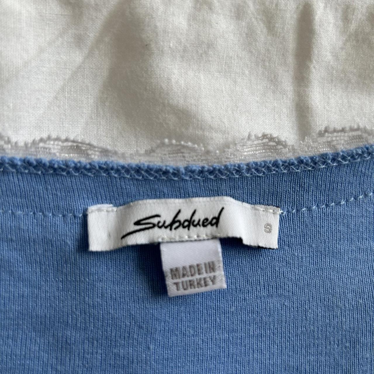 Subdued long sleeve crop top. -lace... - Depop