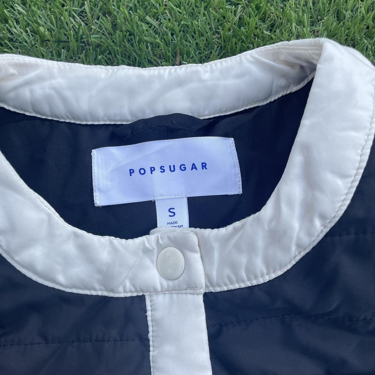 black puffer jacket | brand: pop sugar | great... - Depop