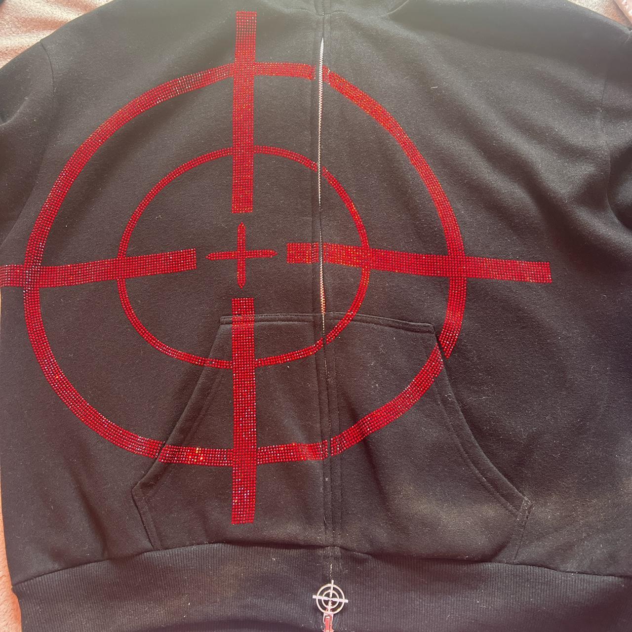 Named Collective Women's Black and Red Jacket | Depop