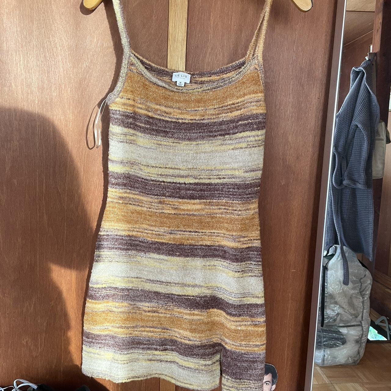 Knit mini dress - Depop