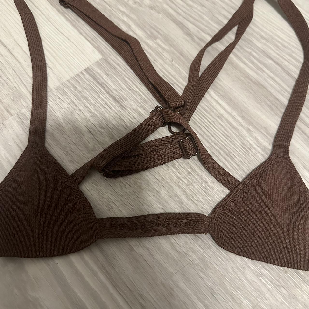 House of Sunny Micro Bralette in Cocoa SO... - Depop