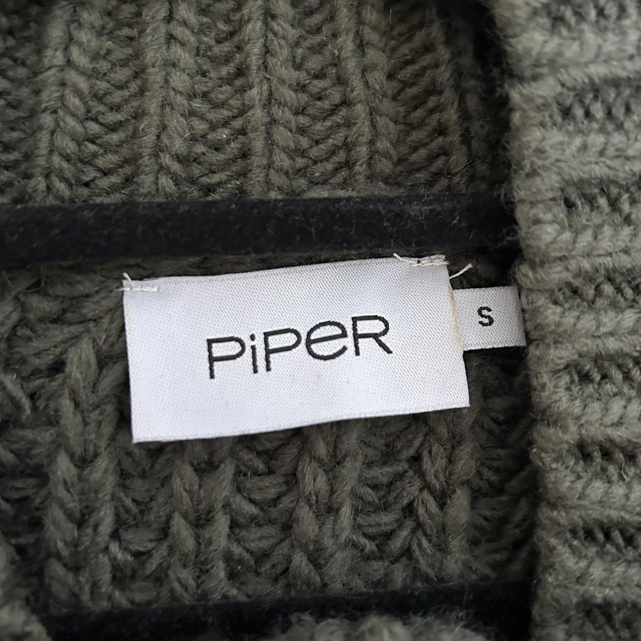 Dark green knit jumper Size - S Perfect condition 🩶 - Depop