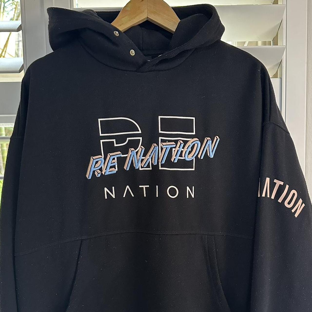 PE NATION oversized black hoodie. Size XS. Note -... - Depop
