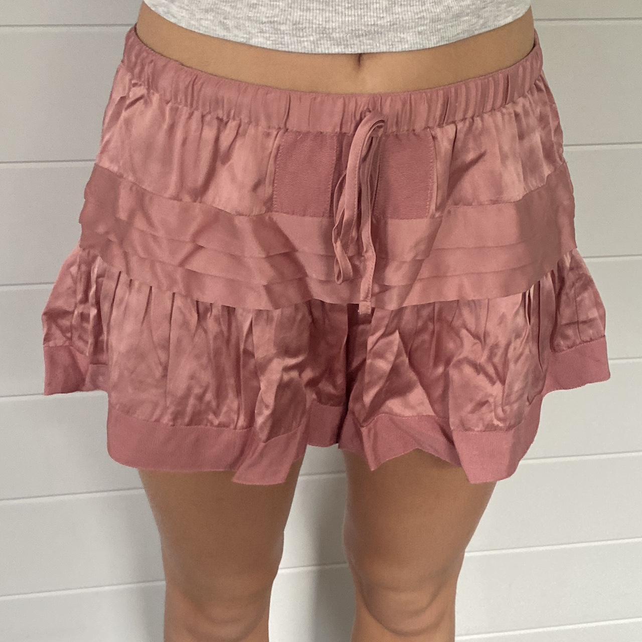 Flannel pink frill shorts RRP $190 Size 2 #flannel - Depop