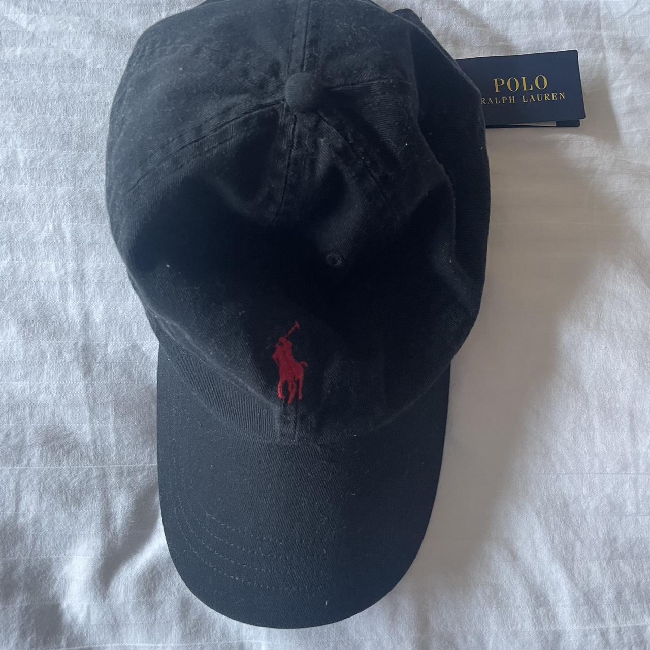 Polo ralph lauren black cap Tags still on perfect... - Depop