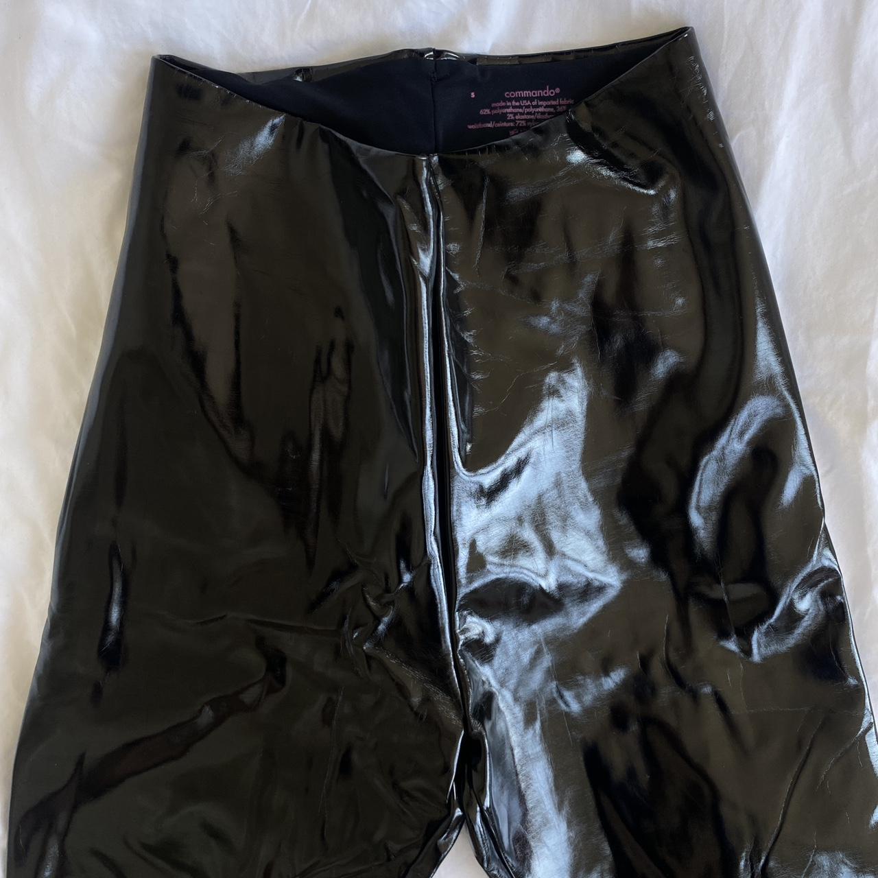 COMMANDO PATENT FAUX LEATHER LEGGINGS. Size... - Depop