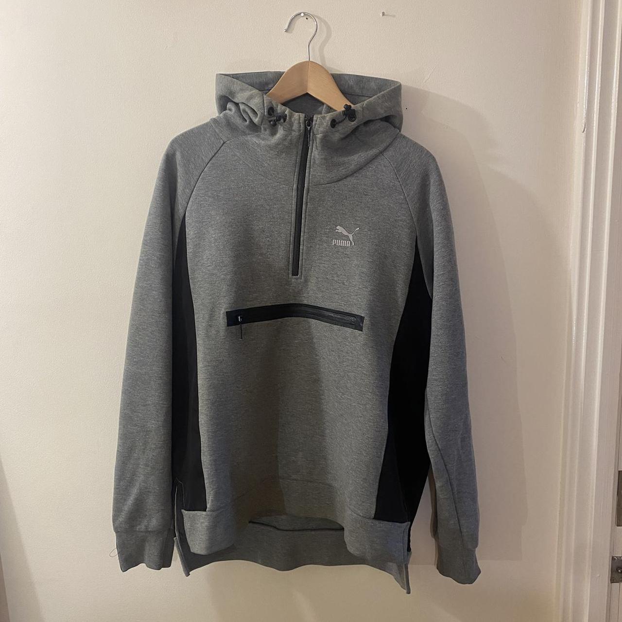 PUMA HOODIE - HALF ZIP 🪩 Rare dead stock jumper.... - Depop