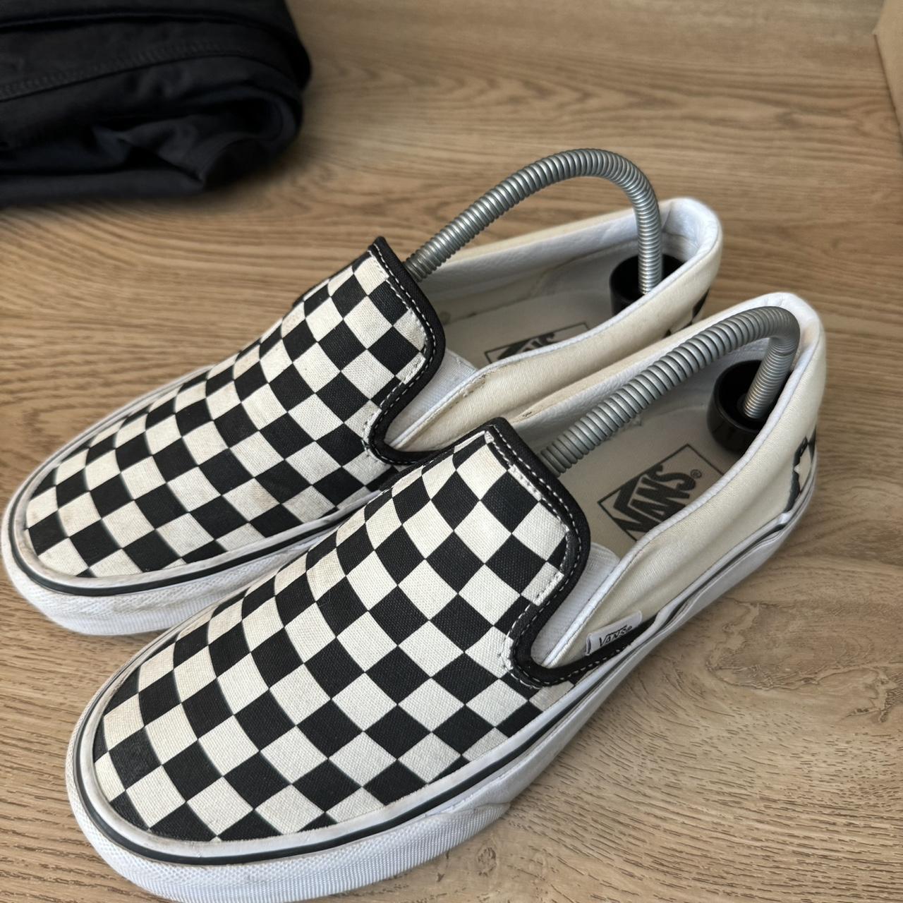 Classic Vans slip on, size 7, great condition. - Depop