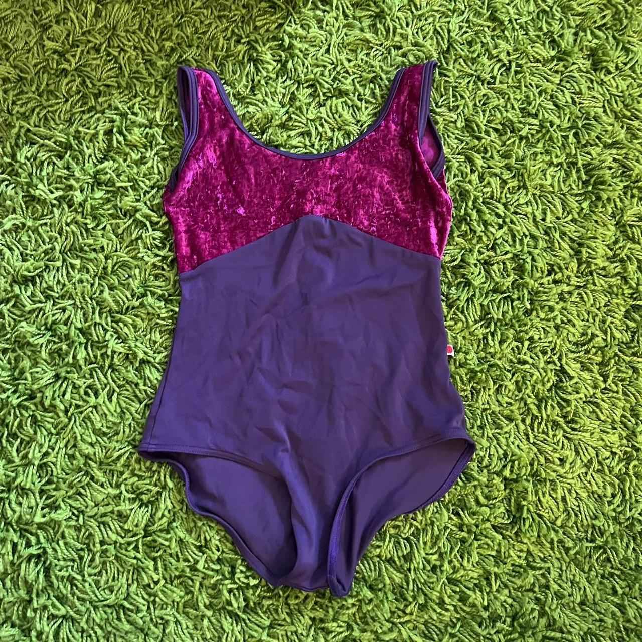 yumiko leotard anna style! - size medium - purple... - Depop