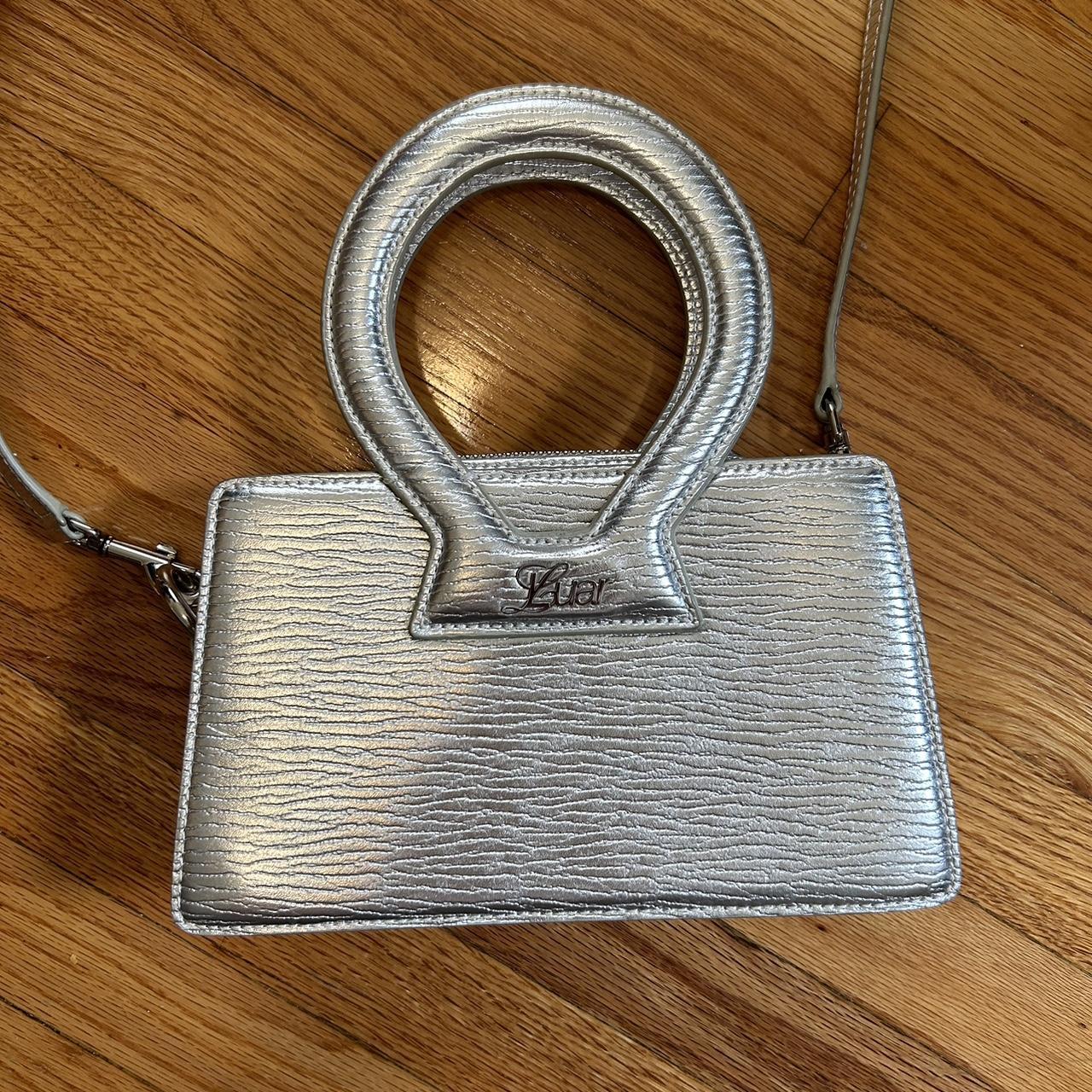 Luar metallic silver purse Used a handful of times - Depop