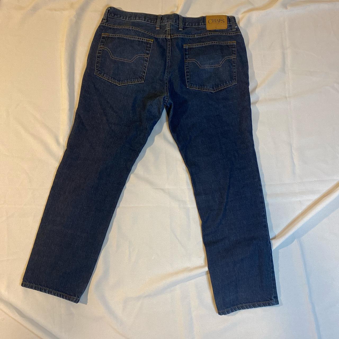 Chaps denim Modern slim straight fit Gently Used No... - Depop