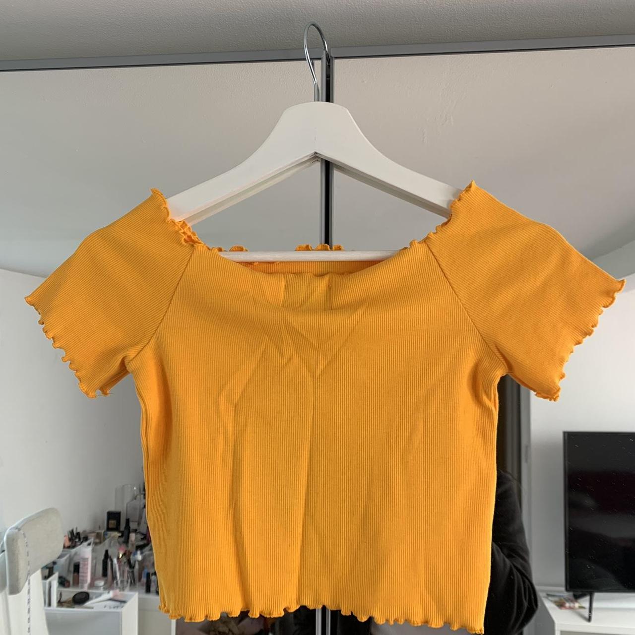 Monki off shoulder crop top, never been worn... - Depop