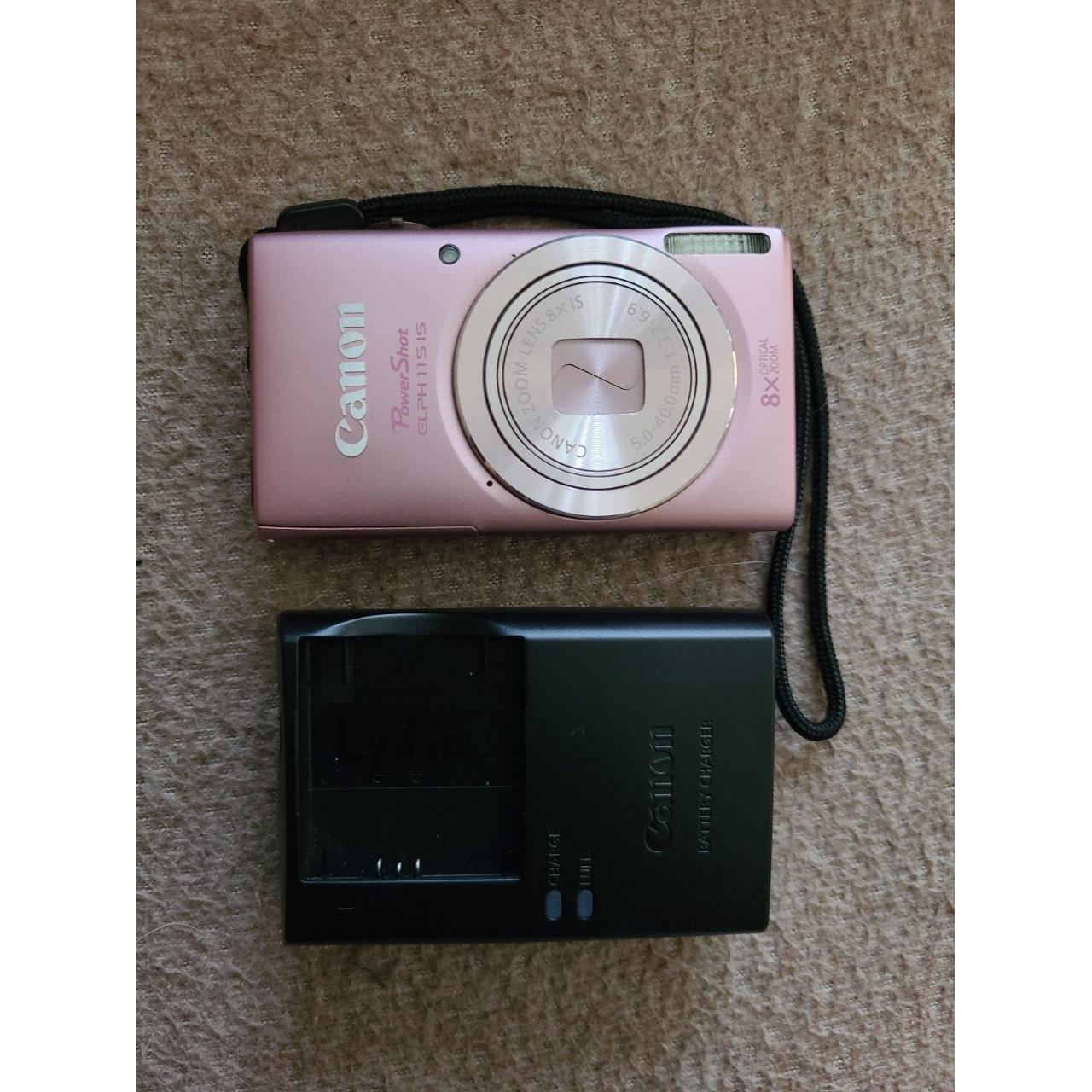 Canon PowerShot ELPH 115 IS Digital Camera Pink... - Depop