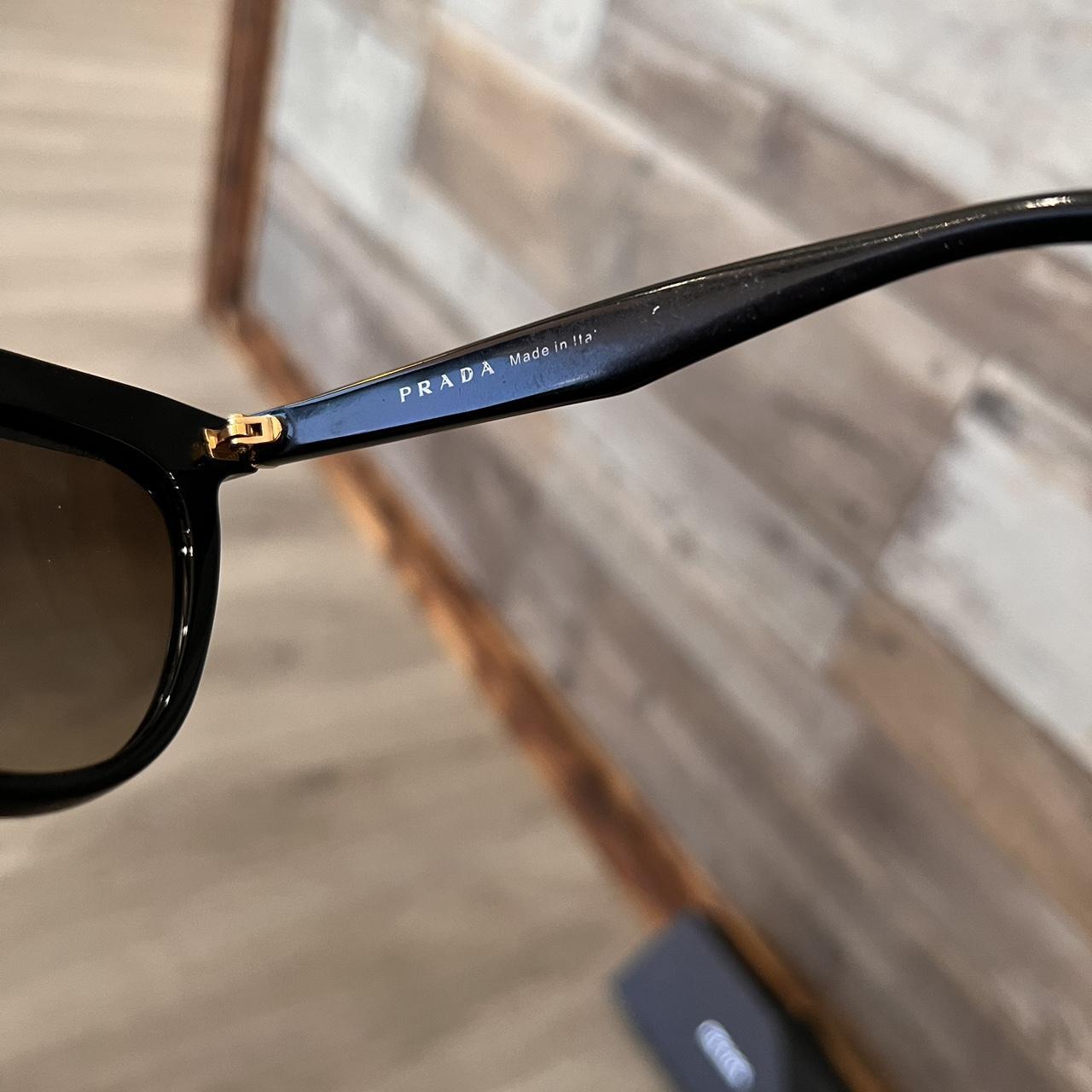 Prada Sunnies with Rhinestone Lining #prada... - Depop