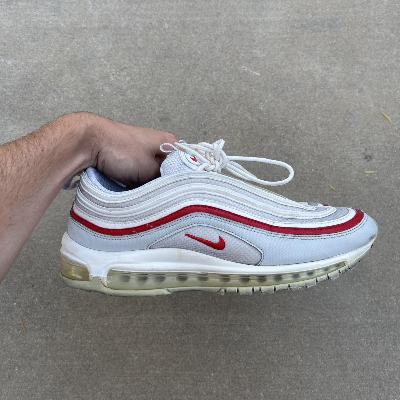 Nike Air Max 97 University Red Size Mens 10.5 Good... - Depop