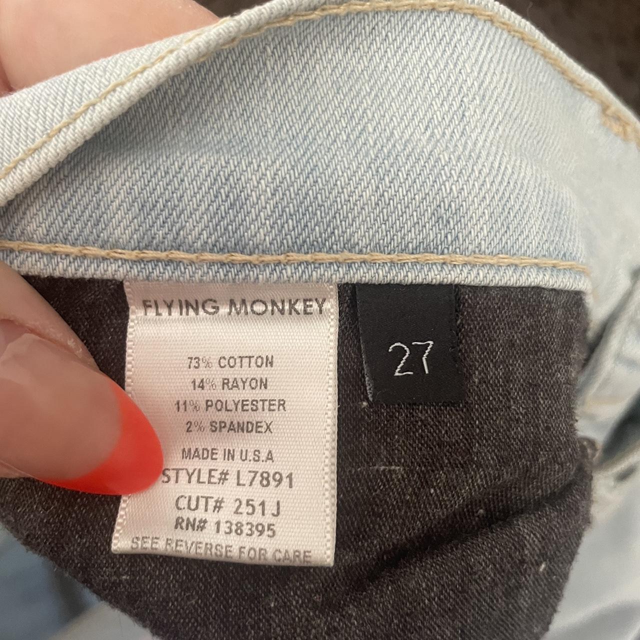 Flying Monkey skinny jeans - a bit of stretch but... - Depop