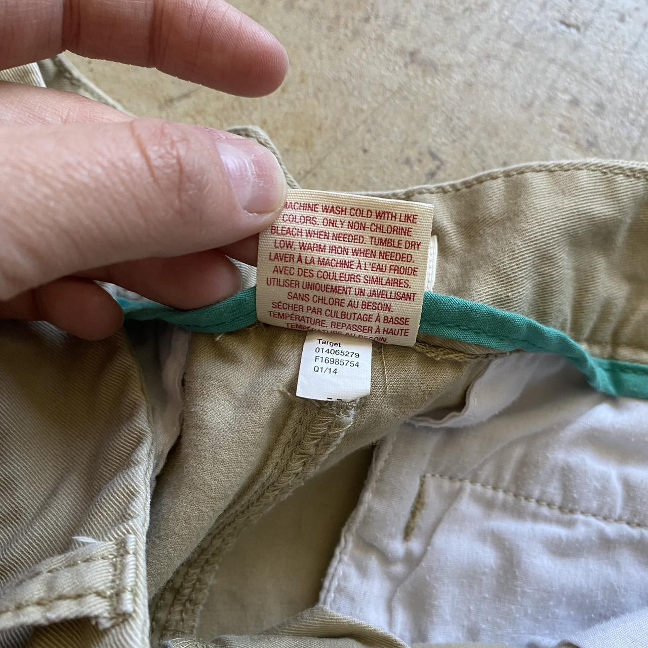 2010s tan micro mini shorts Tan mini shorts. Double... - Depop