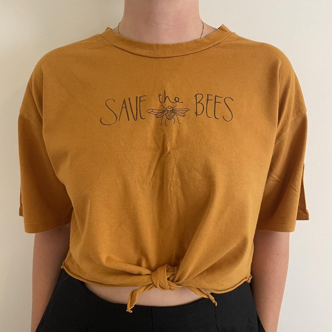 Tree of life Save the bees top Worn a couple times... - Depop