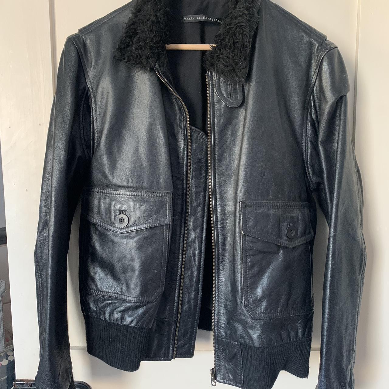 Denim is Everything leather jacket. buffalo leather,... - Depop