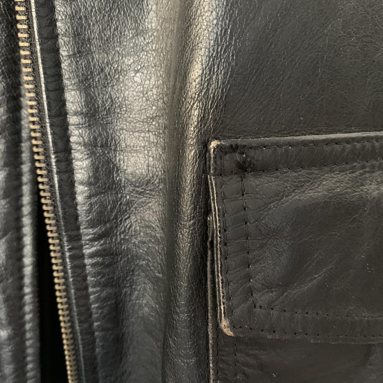 Denim is Everything leather jacket. buffalo leather,... - Depop