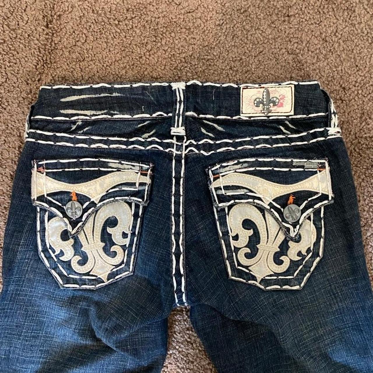 Laguna Beach Low Rise Jeans thick stitch women’s... - Depop