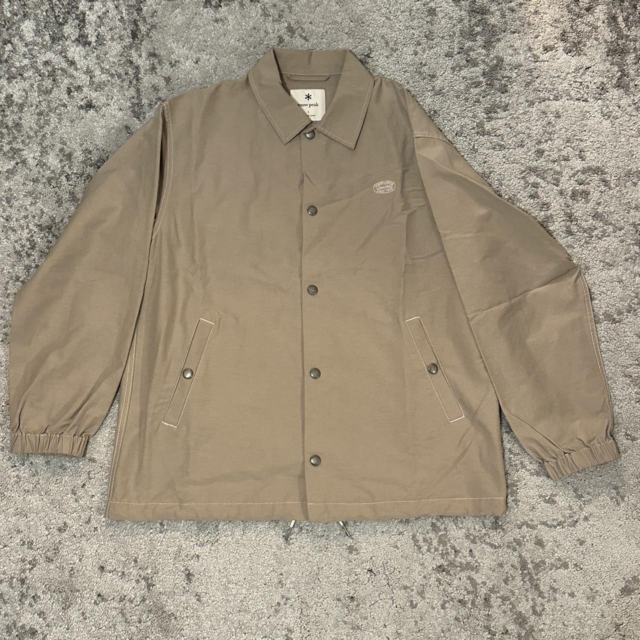 Snow peak button up coach jacket | Depop