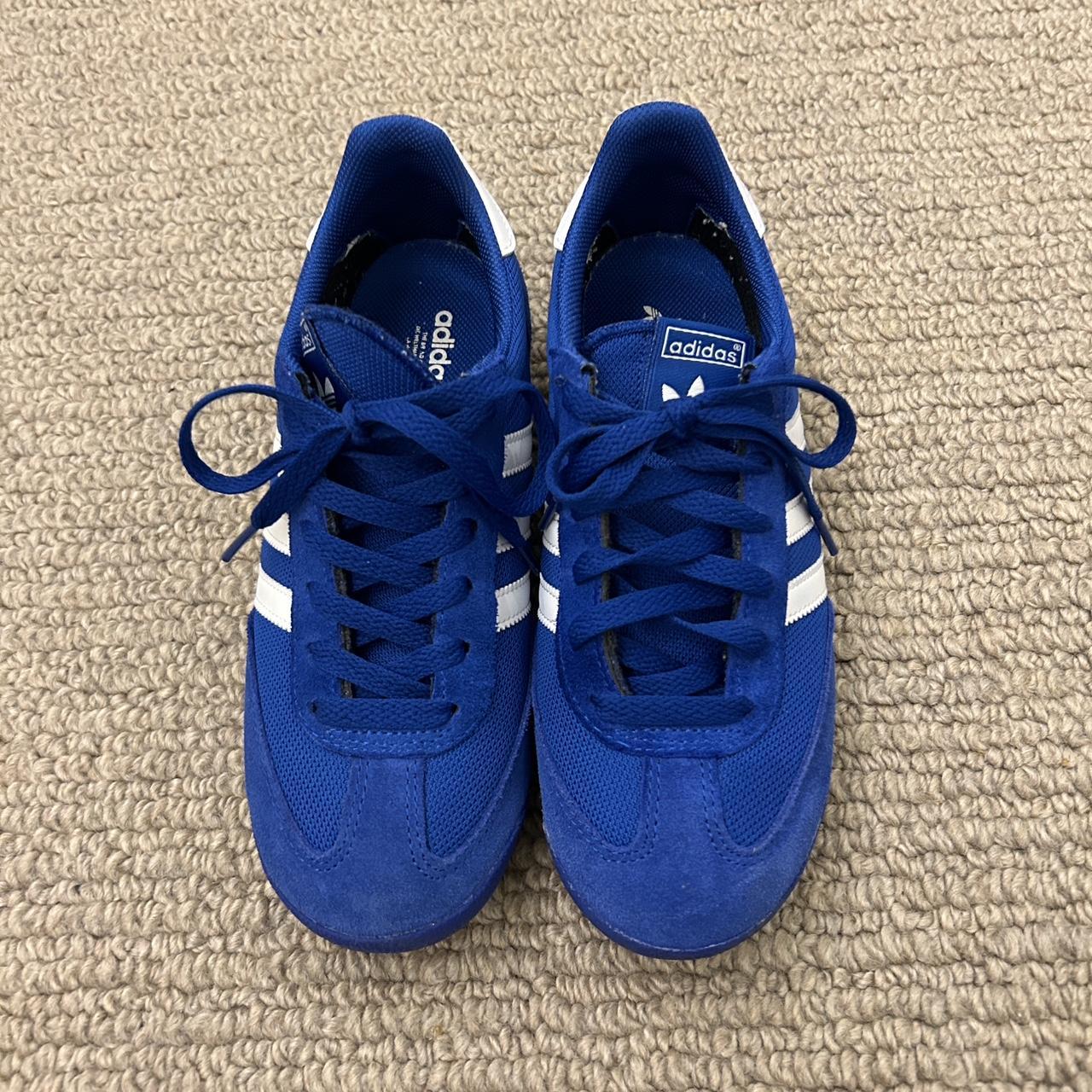 Adidas Originals R71 blue sneakers! A bit too small... - Depop