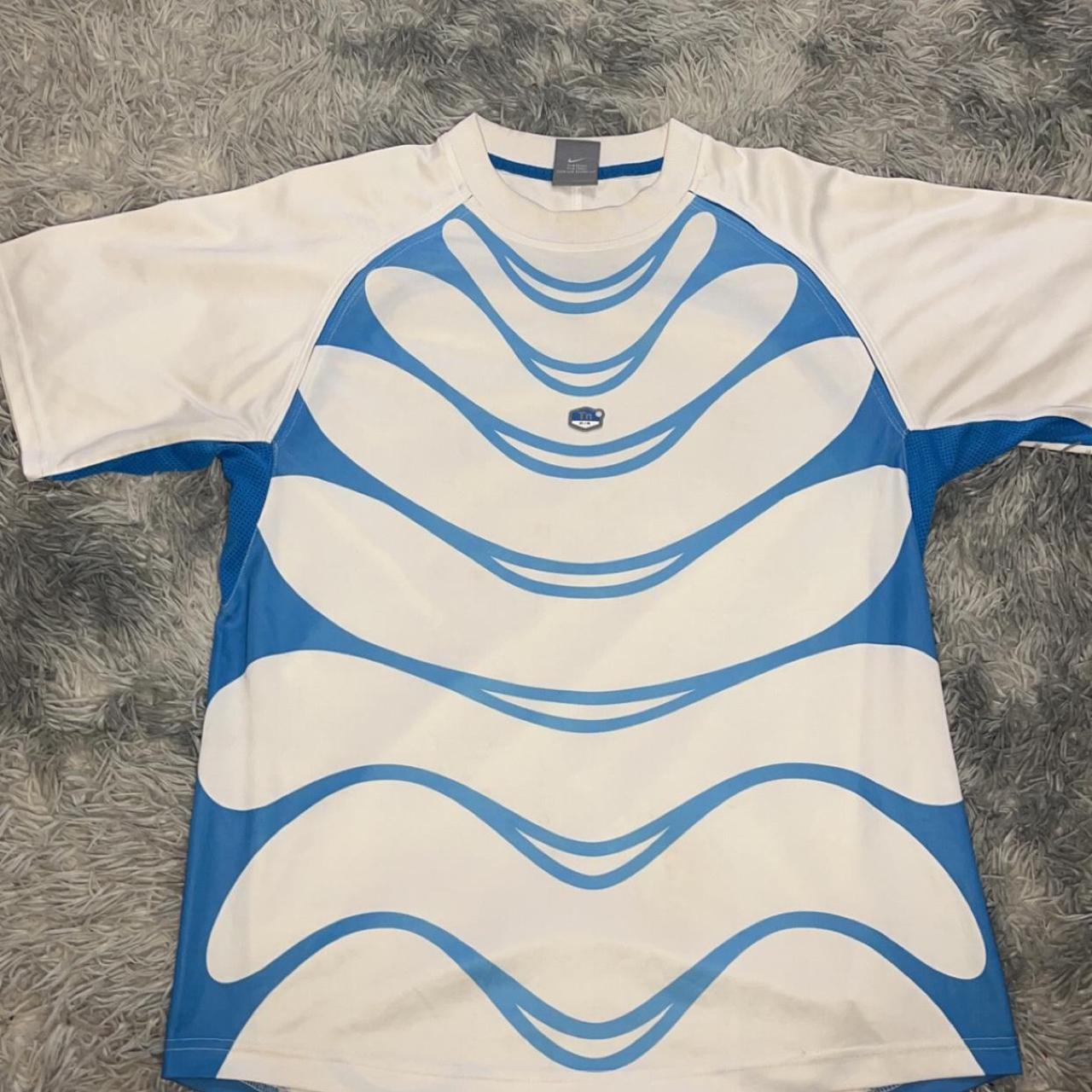 Extremely rare vintage Nike TN white and blue “vein”... - Depop