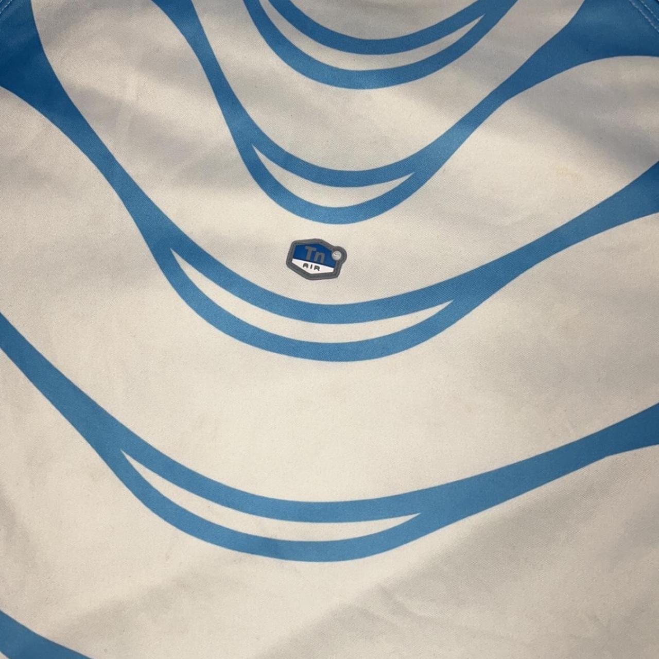 Extremely rare vintage Nike TN white and blue “vein”... - Depop