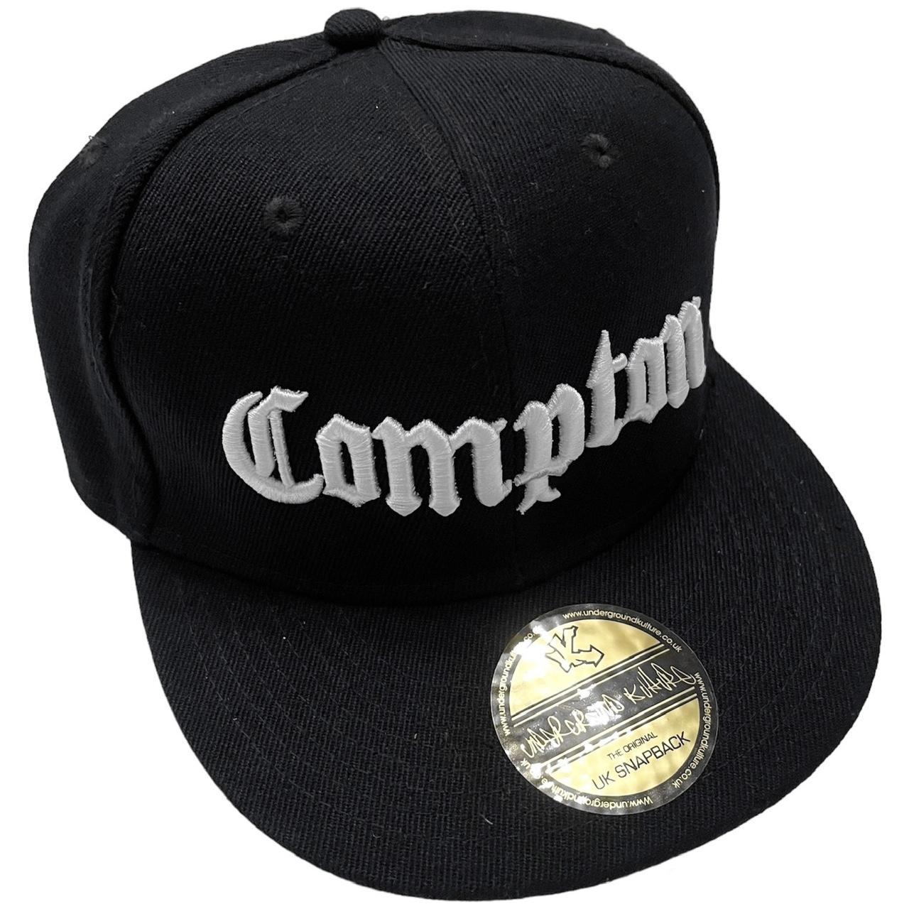 Eazy E NWA Compton Snapback Hat Cap Worn once Fitted - Depop
