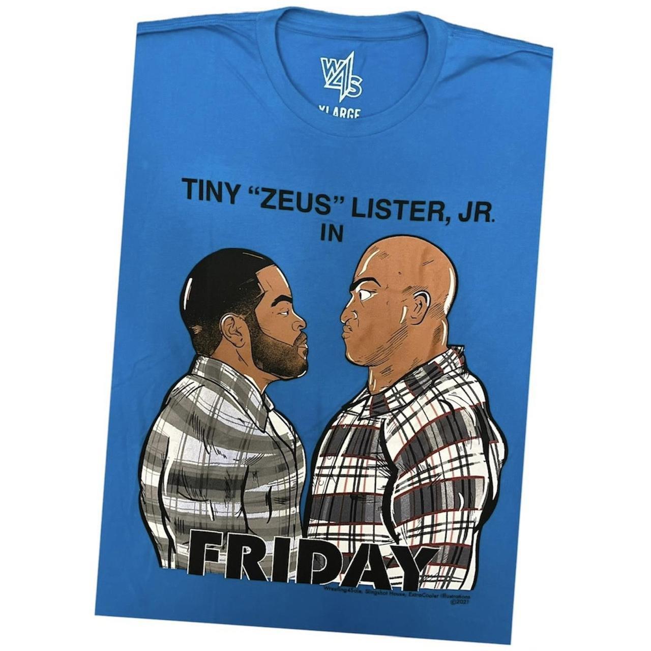 WCW WWF WWE ECW T Shirt XL Zeus Tiny Lister Next... - Depop