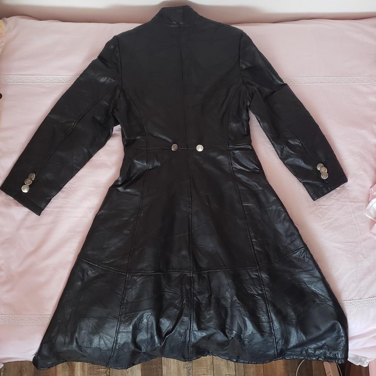 BNWT genuine leather trench coat from Germany. Size... - Depop