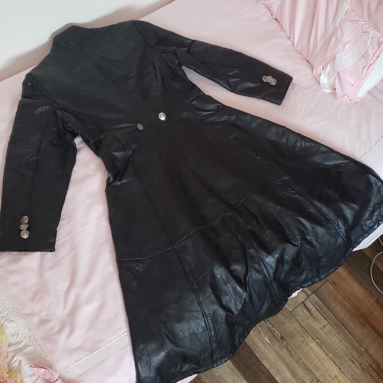 BNWT genuine leather trench coat from Germany. Size... - Depop